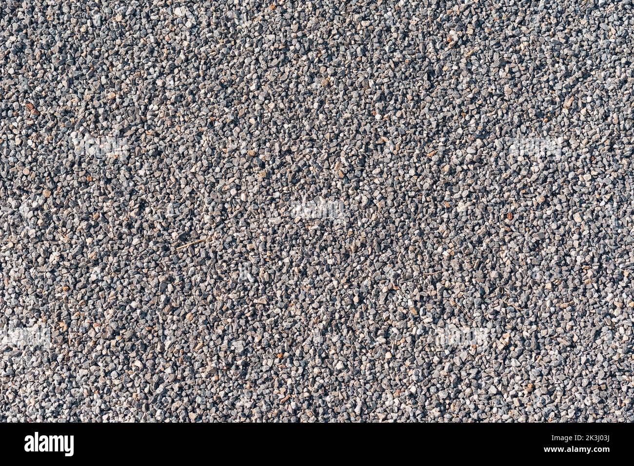 Gray gravel stone for back yard landscaping and decoration as ...