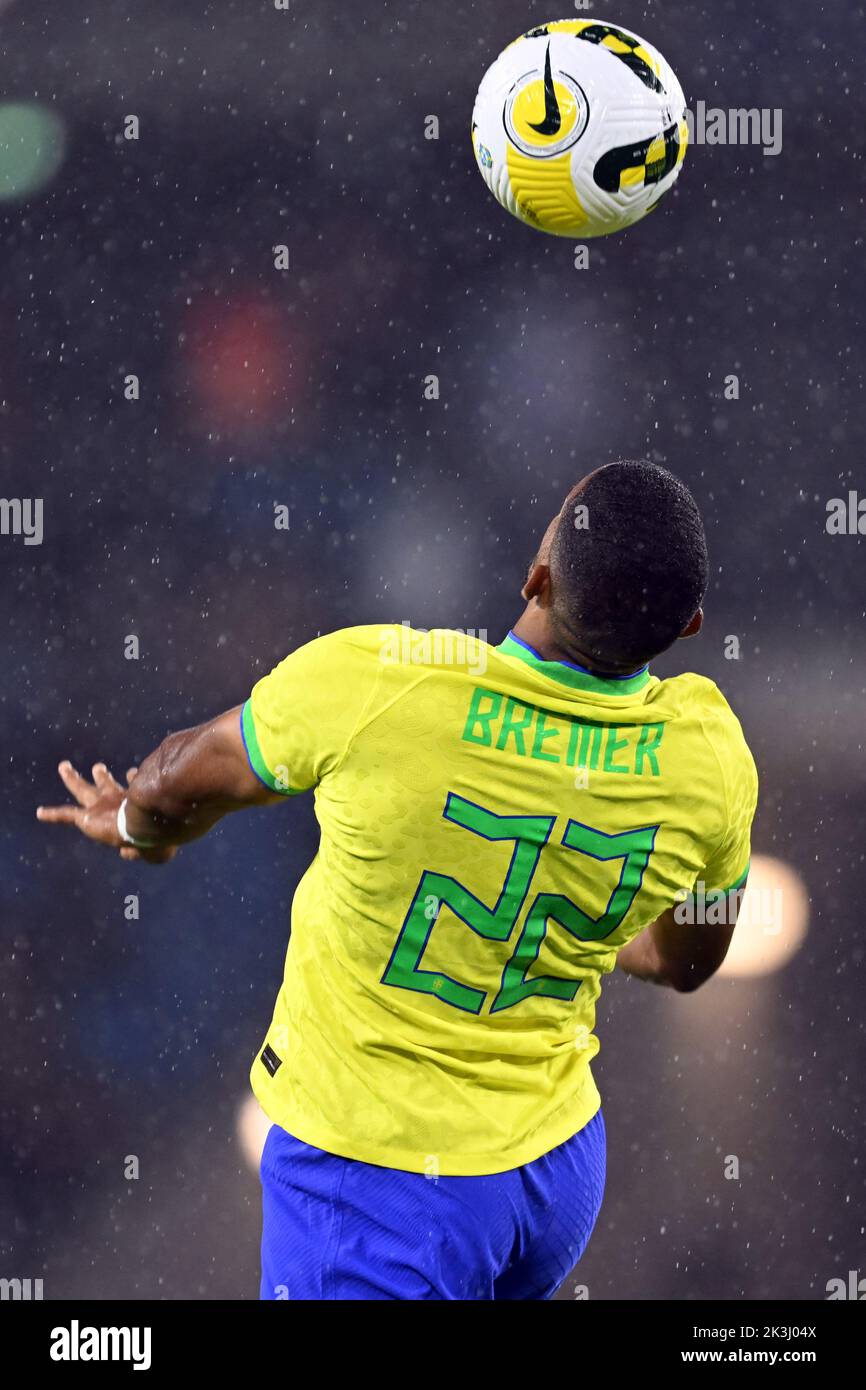 LE HAVRE - Bremer of Brasil during the International Friendly match ...