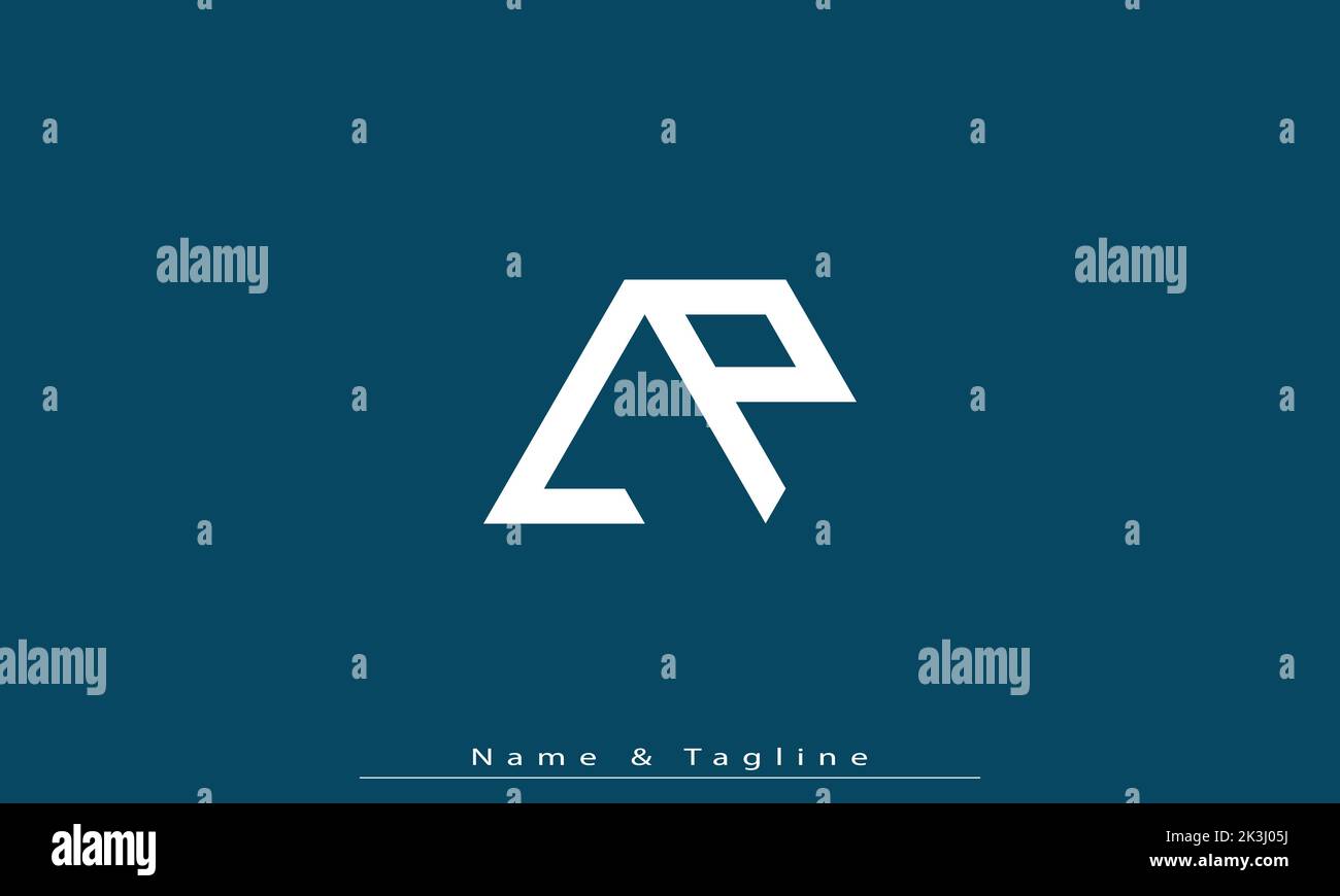 Alphabet letters Initials Monogram logo LP , PL Stock Vector Image ...