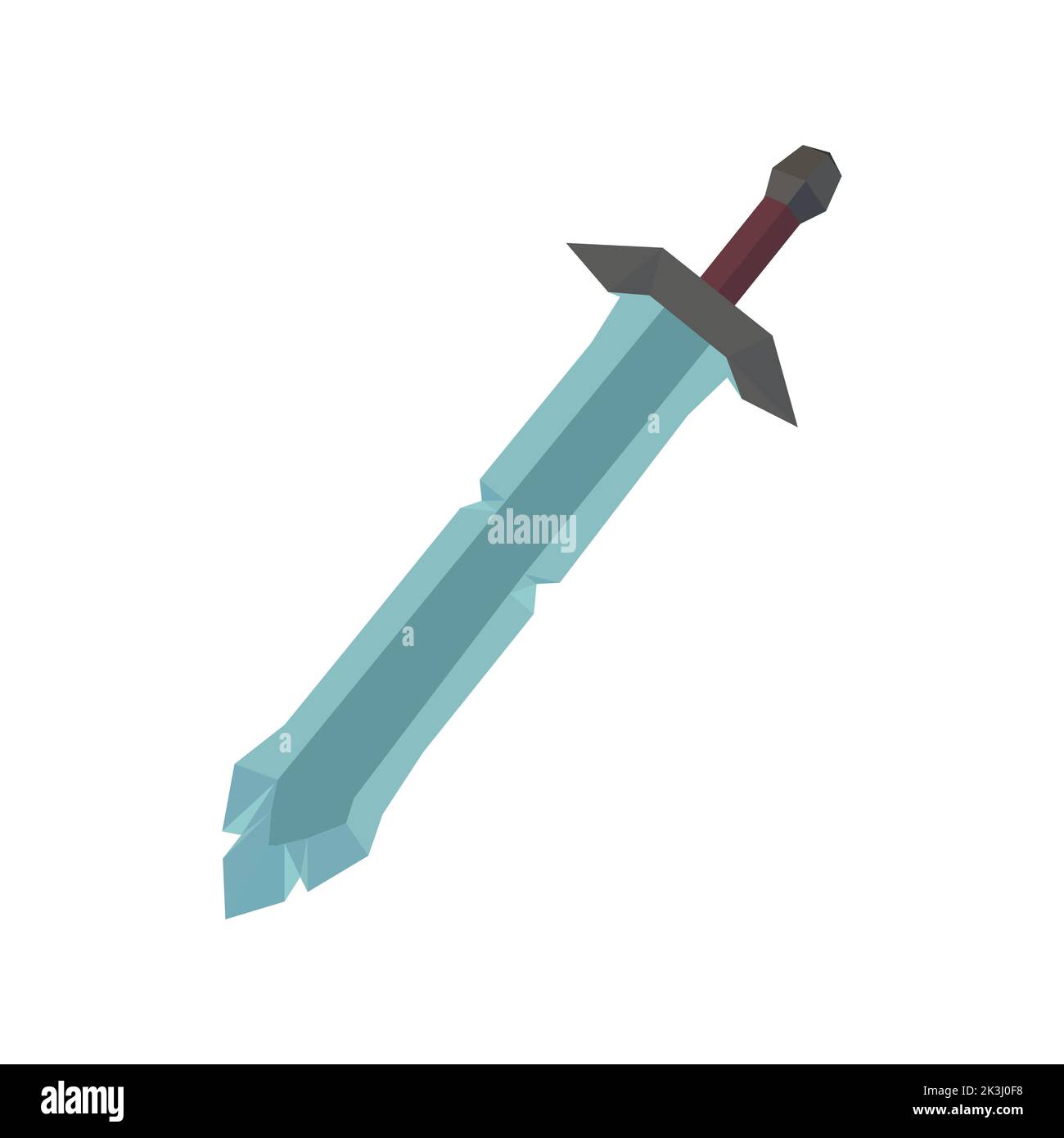 cartoon game sword, Swords in flat style, Cartoon sword for a game on ...