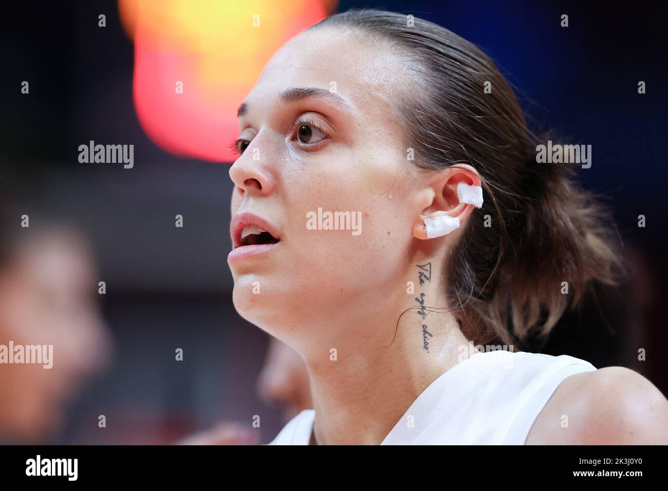 Sydney, Australia, 27 September, 2022. Ivana Katanic of Serbia looks on ...