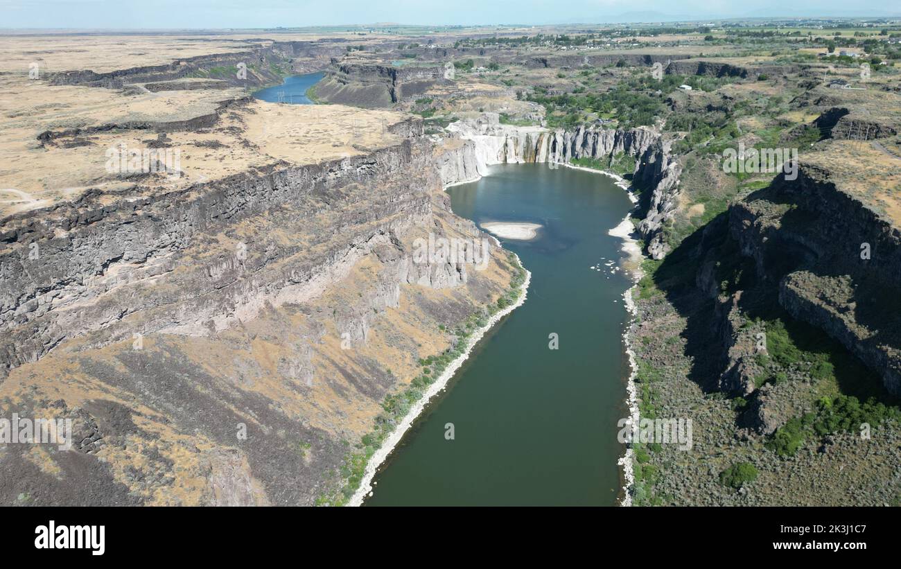 Aerial view snake river canyon hi-res stock photography and images - Alamy