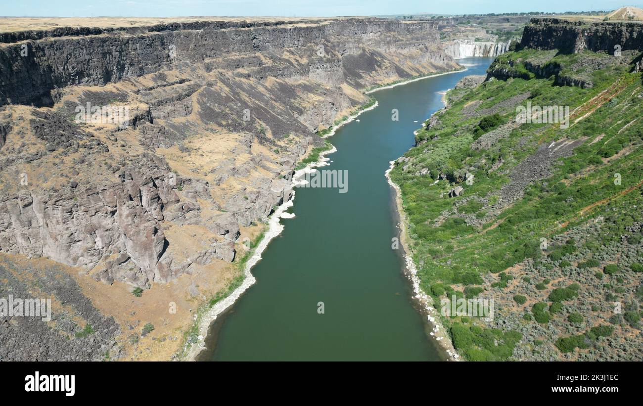 Drone view snake river canyon hi-res stock photography and images - Alamy