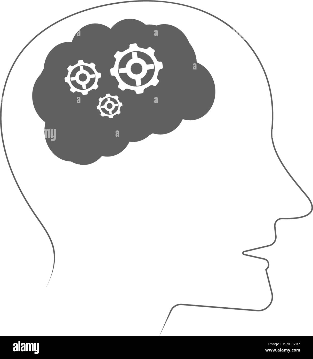 brain icon vector logo design illustration Stock Vector Image & Art - Alamy