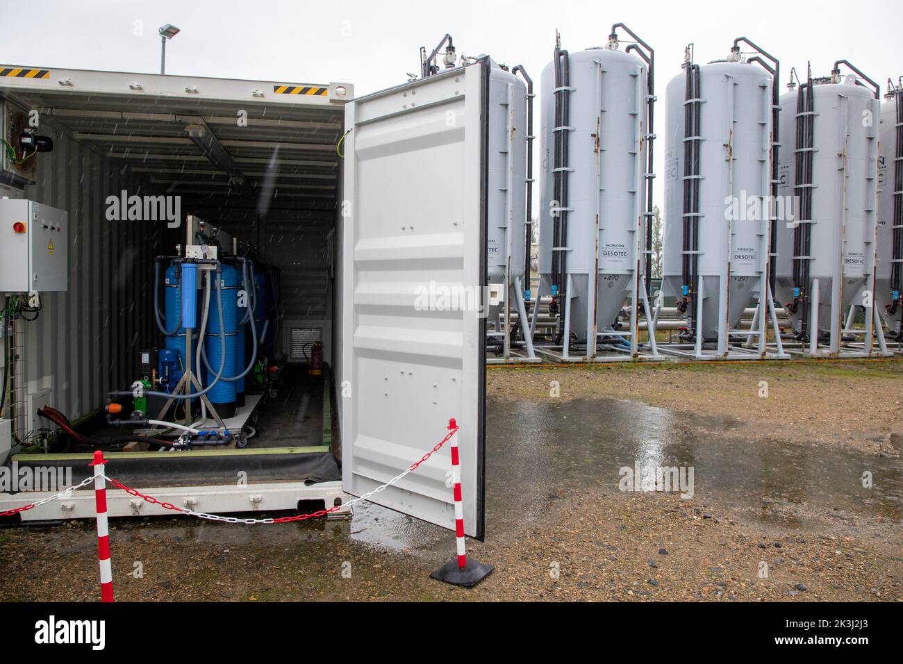 Illustration picture shows the pilot installation for effective PFAS ...