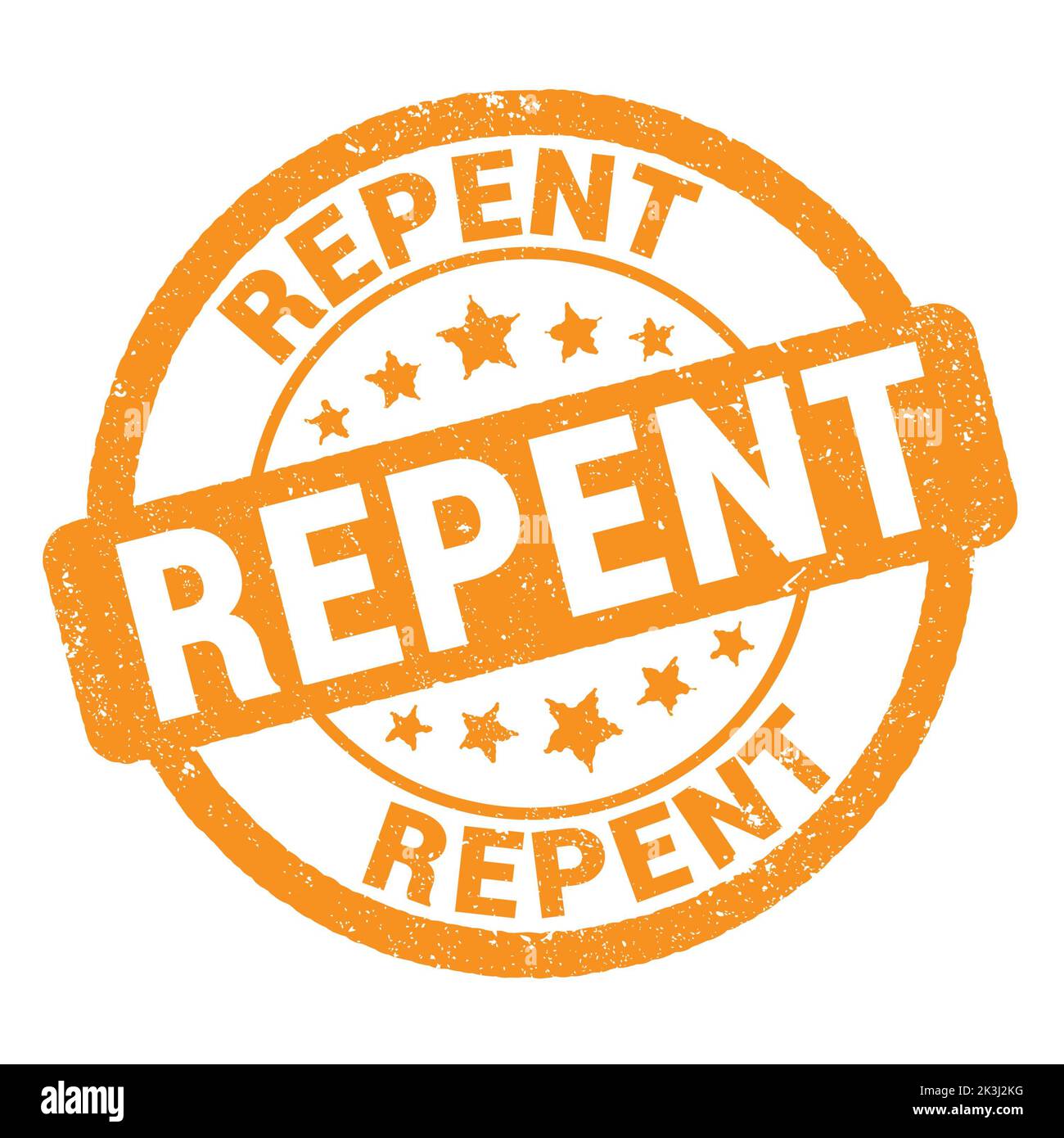 Repent stamp hi-res stock photography and images - Alamy