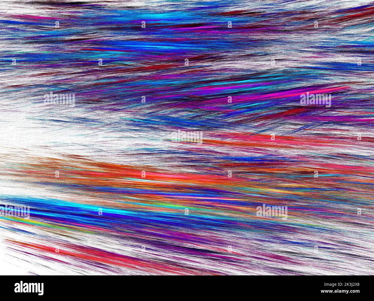 Chaotic movement. Abstract fractal graphics. Design element. Multicolor ...