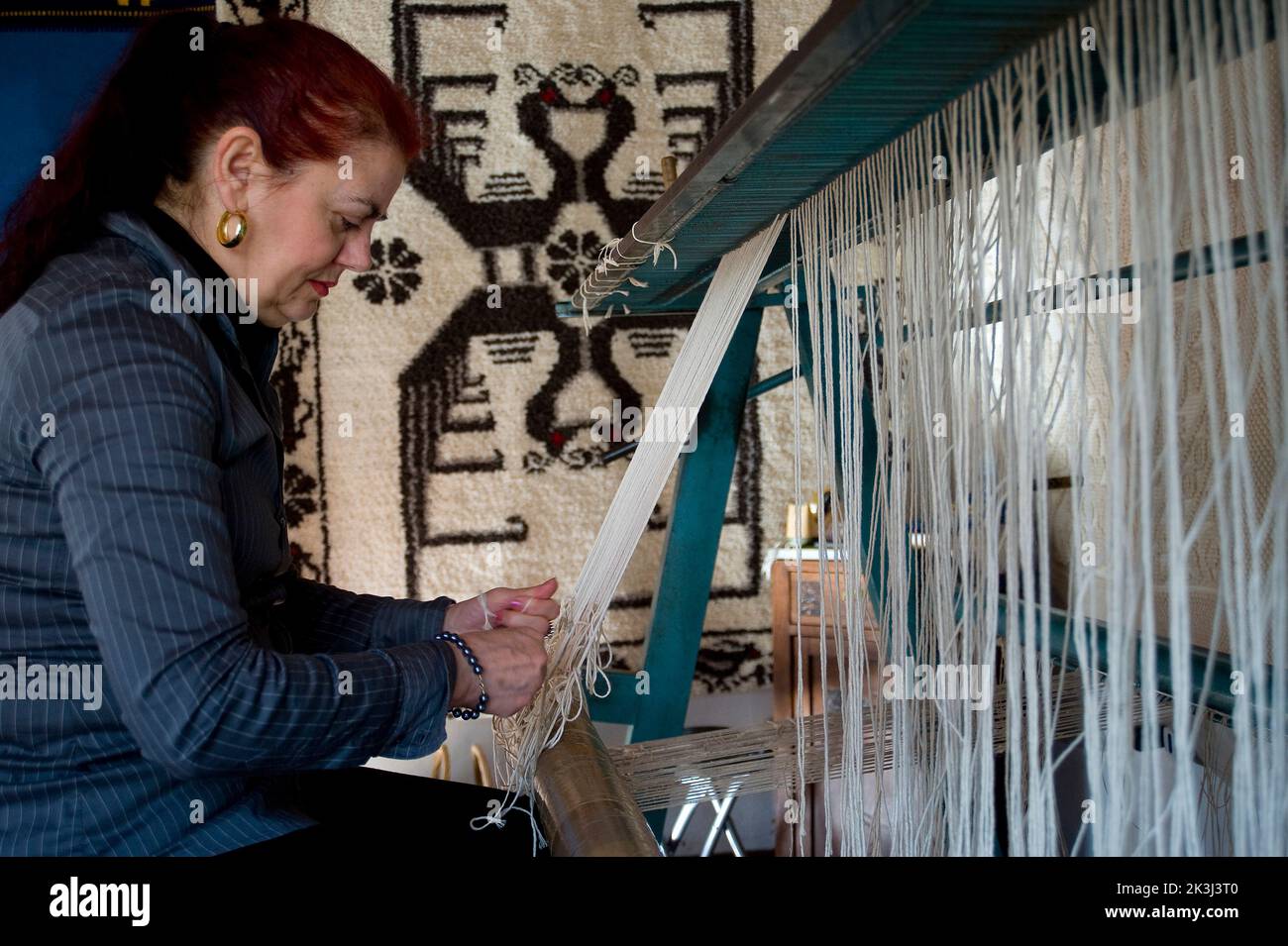 Senette handicraft, Dorgali, Provincia di Nuoro, Sardinia, Italy ...