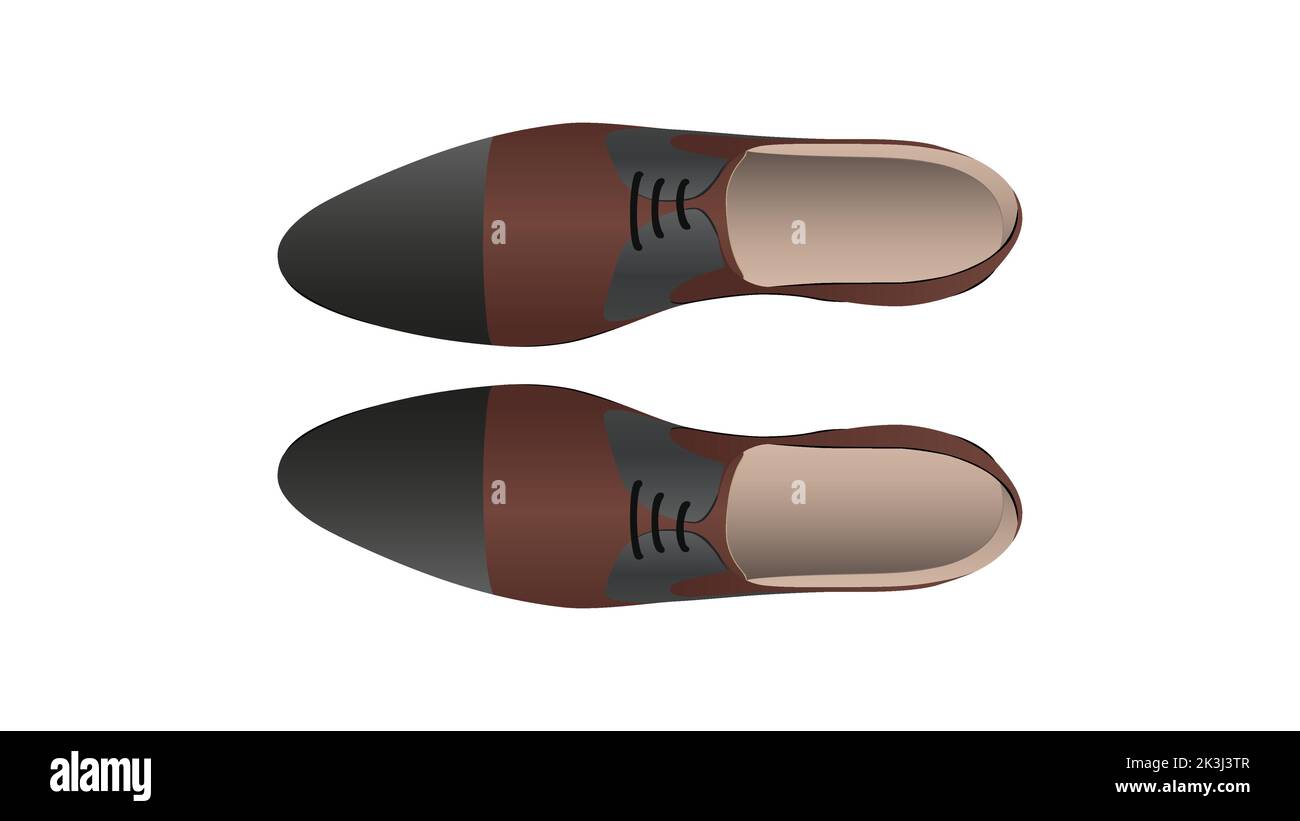 Men's classic shoes isolated on white background, Fashionable men's ...