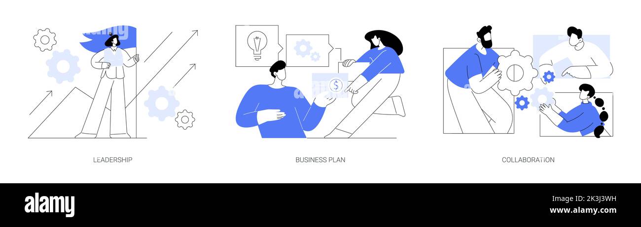 Startup development abstract concept vector illustrations Stock Vector ...