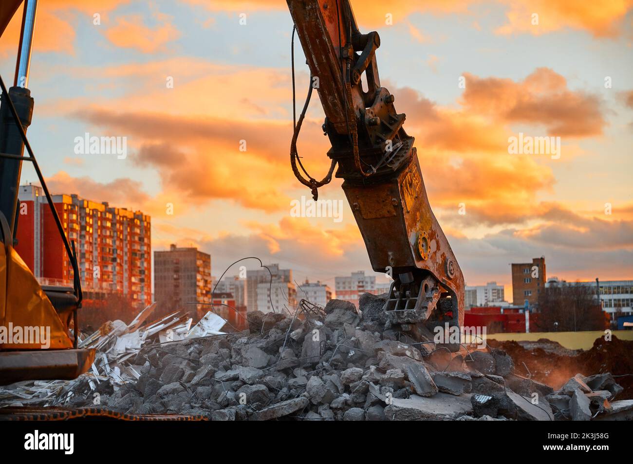 Hydraulic construction stones hi-res stock photography and images - Alamy