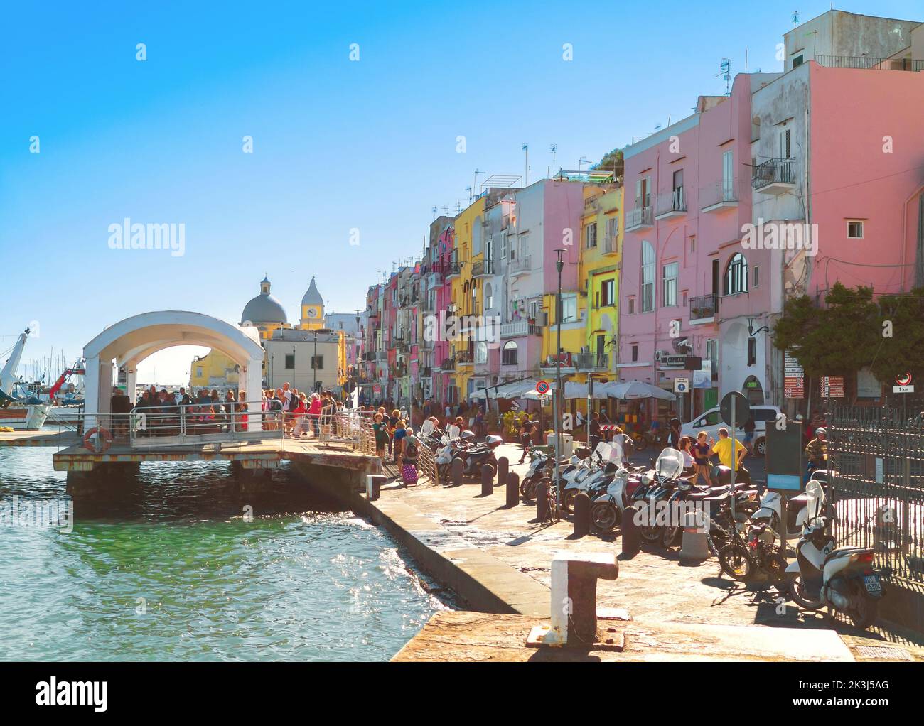 Procida (Campania, Italy) - The touristic island town beside Ischia, in ...