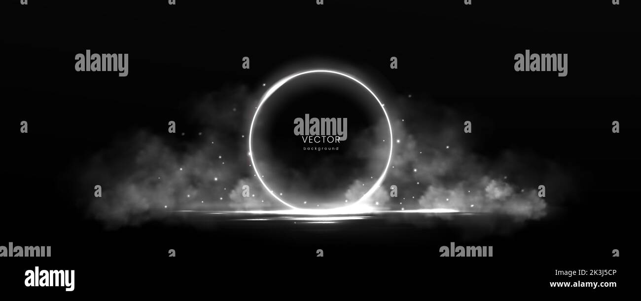 Heavy ground fog Stock Vector Images - Alamy