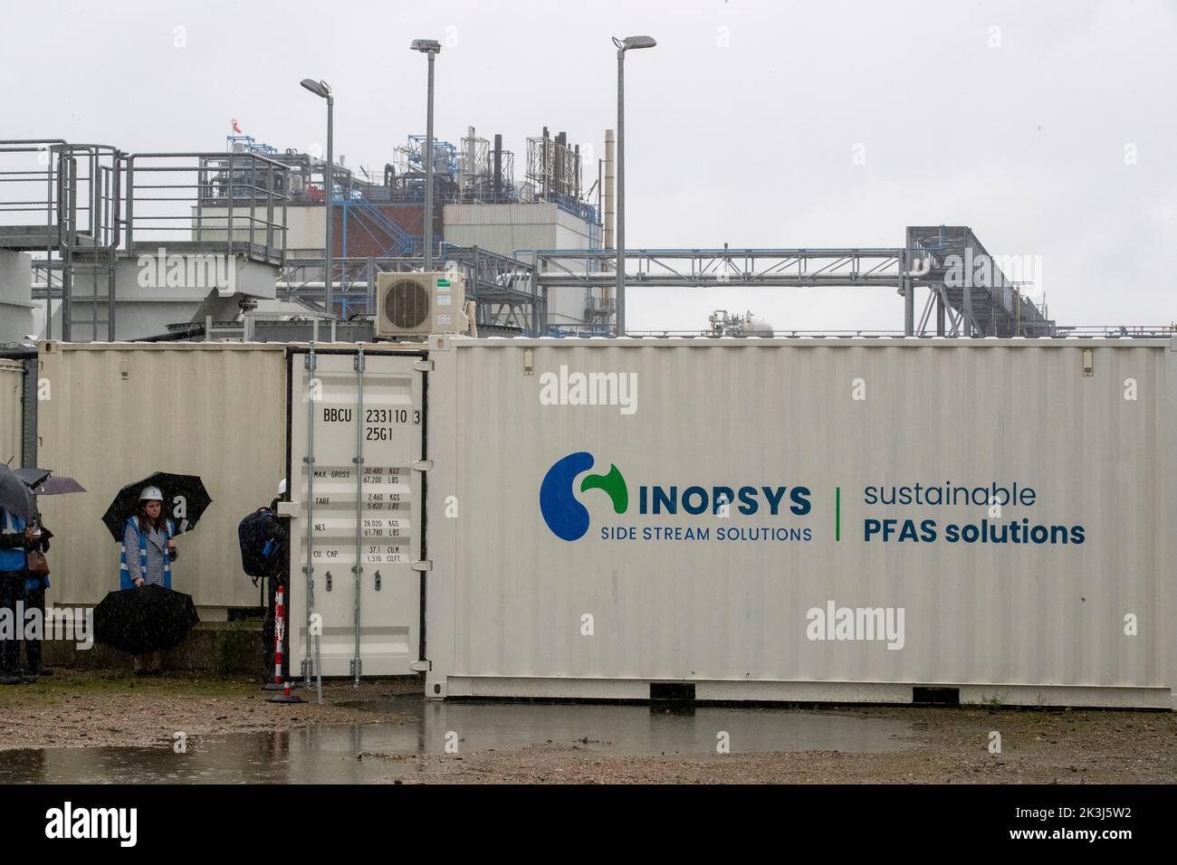 Illustration picture shows the pilot installation for effective PFAS ...