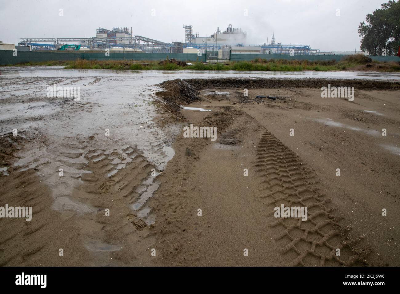 The 3M plant pictured during the pilot installation for effective PFAS ...