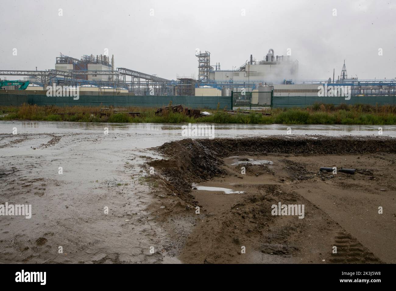 The 3M plant pictured during the pilot installation for effective PFAS ...