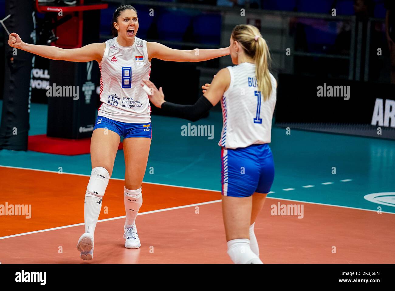 ARNHEM, NETHERLANDS - SEPTEMBER 26: Sladjana Mirkovic of Serbia ...