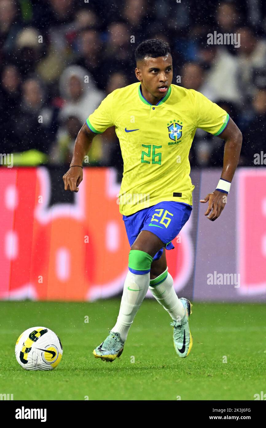 LE HAVRE - Rodrigo of Brasil during the International Friendly match ...