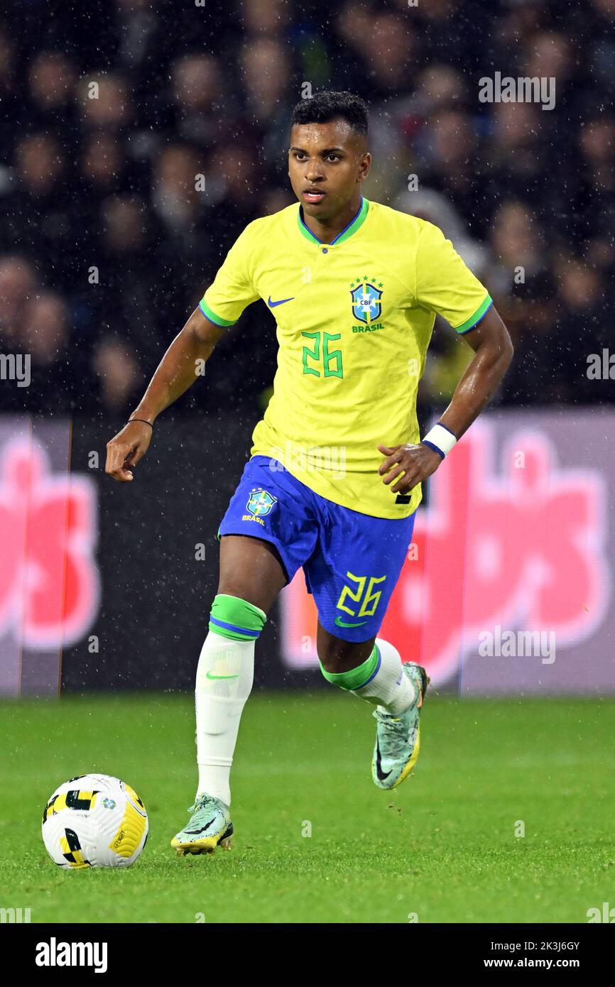 LE HAVRE - Rodrigo of Brasil during the International Friendly match ...