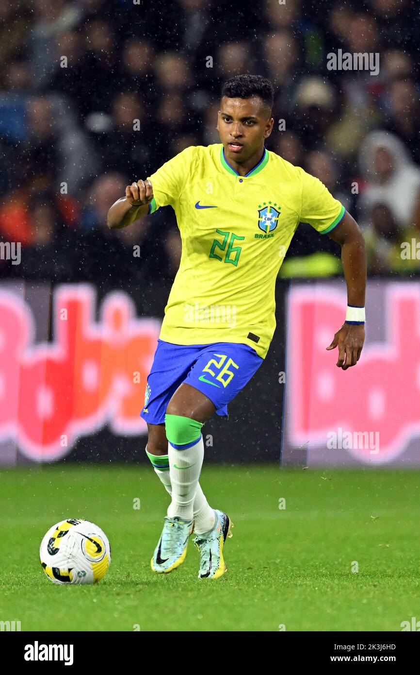 LE HAVRE - Rodrigo of Brasil during the International Friendly match ...