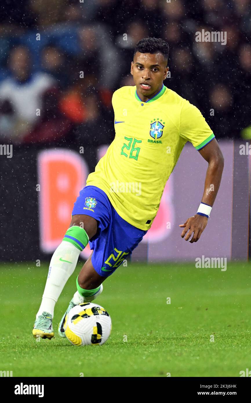 LE HAVRE - Rodrigo of Brasil during the International Friendly match ...