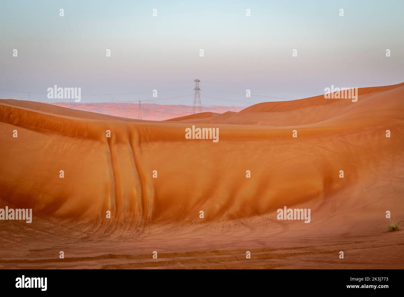 Maleha desert. Maleha is a big dunes in Sharjah, UAE. Fossil rock or ...