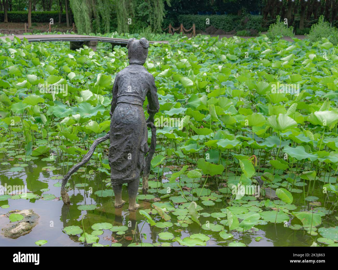 A view of Xi Shi's hometown in Zhuji, Zhejiang Province, China Stock ...