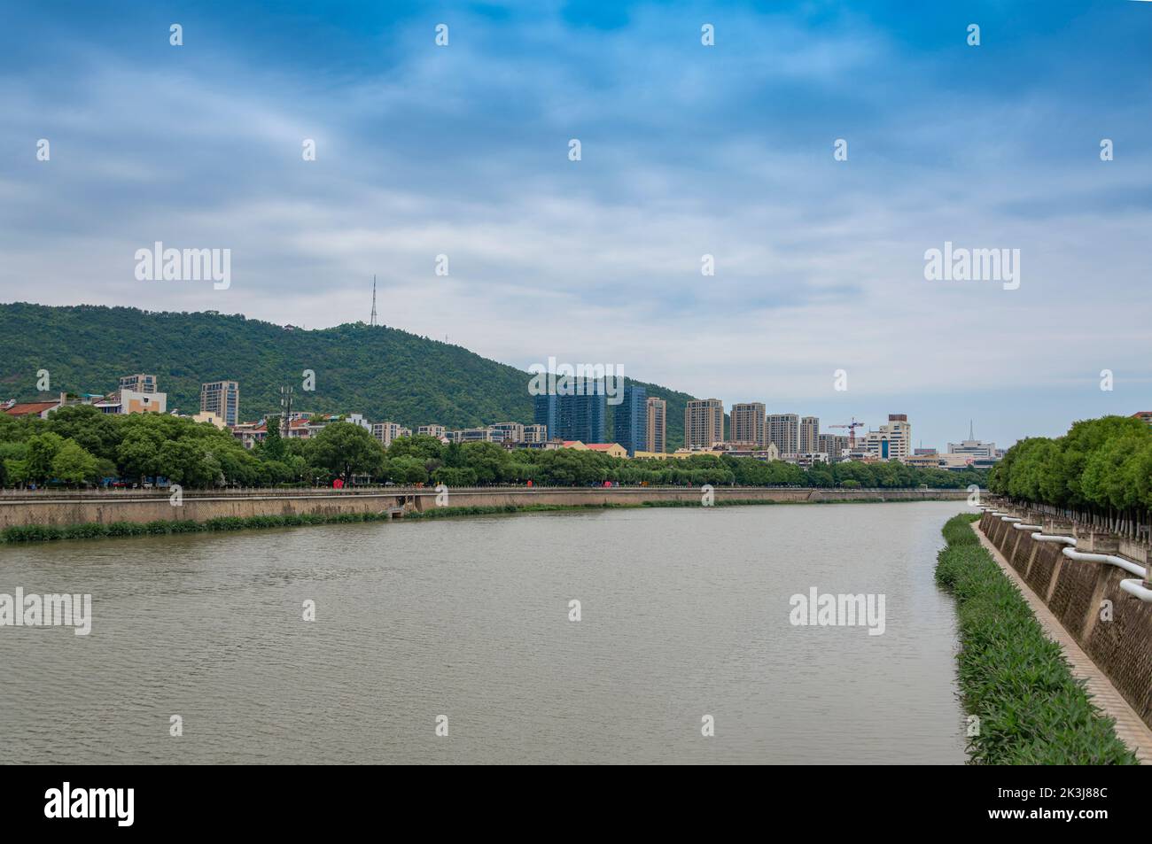 A view of Xi Shi's hometown in Zhuji, Zhejiang Province, China Stock ...