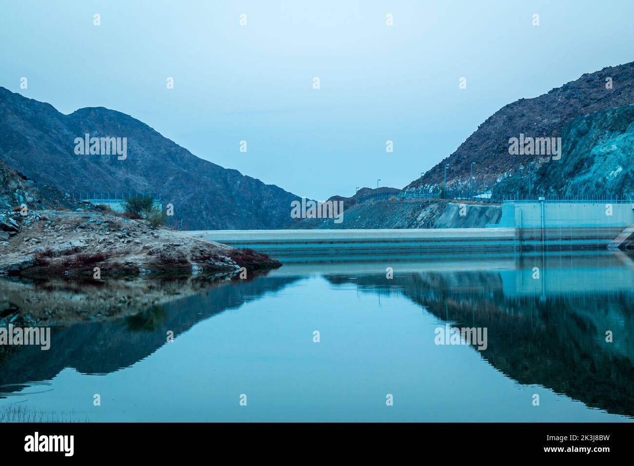 Shawka Dam, which is situated in Wadi Shawka on the eastern exteriors ...