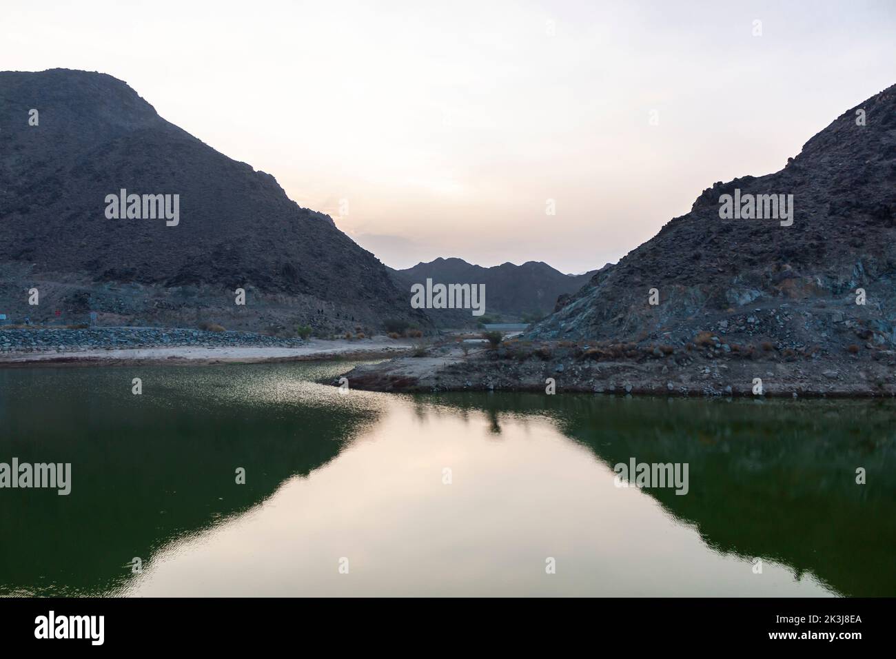Shawka Dam, which is situated in Wadi Shawka on the eastern exteriors ...