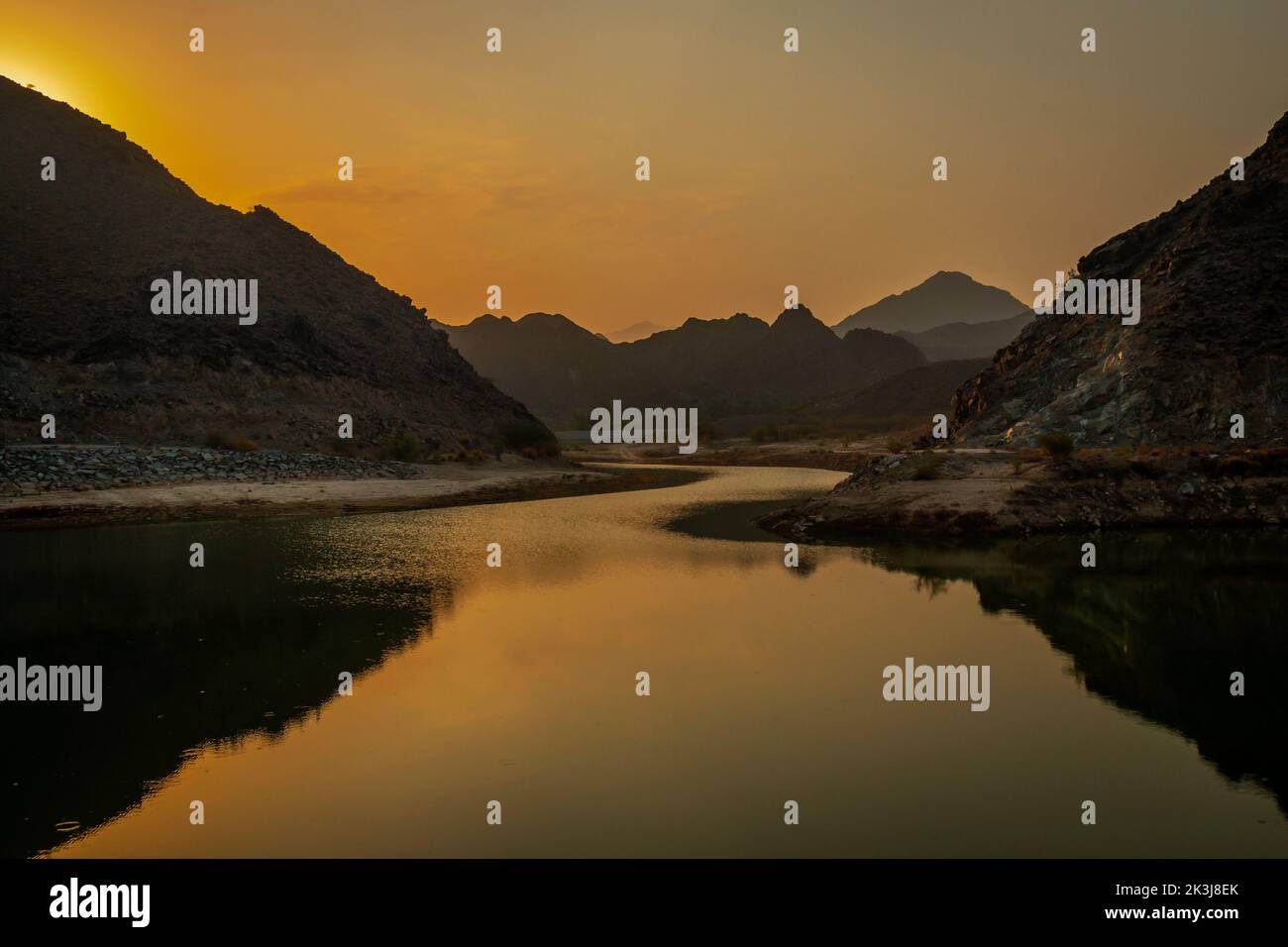 Shawka Dam, which is situated in Wadi Shawka on the eastern exteriors ...