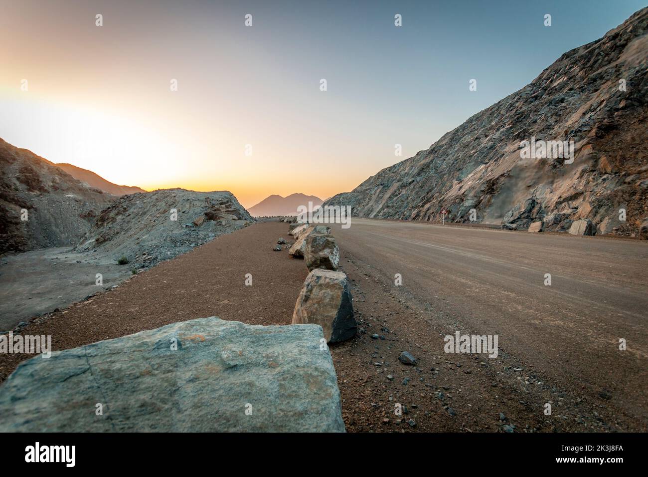 Shawka Dam, which is situated in Wadi Shawka on the eastern exteriors ...