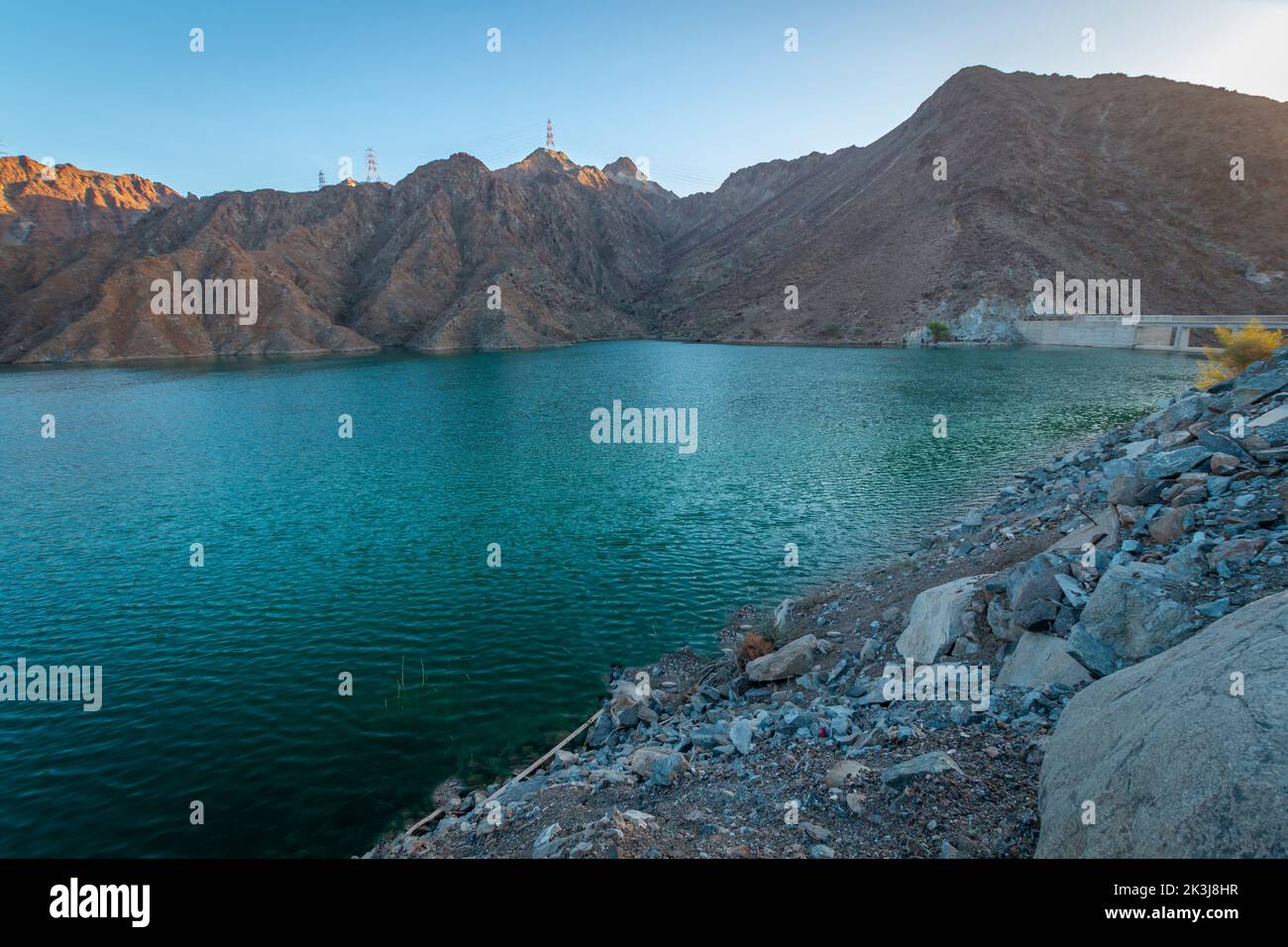 Shawka Dam, which is situated in Wadi Shawka on the eastern exteriors ...