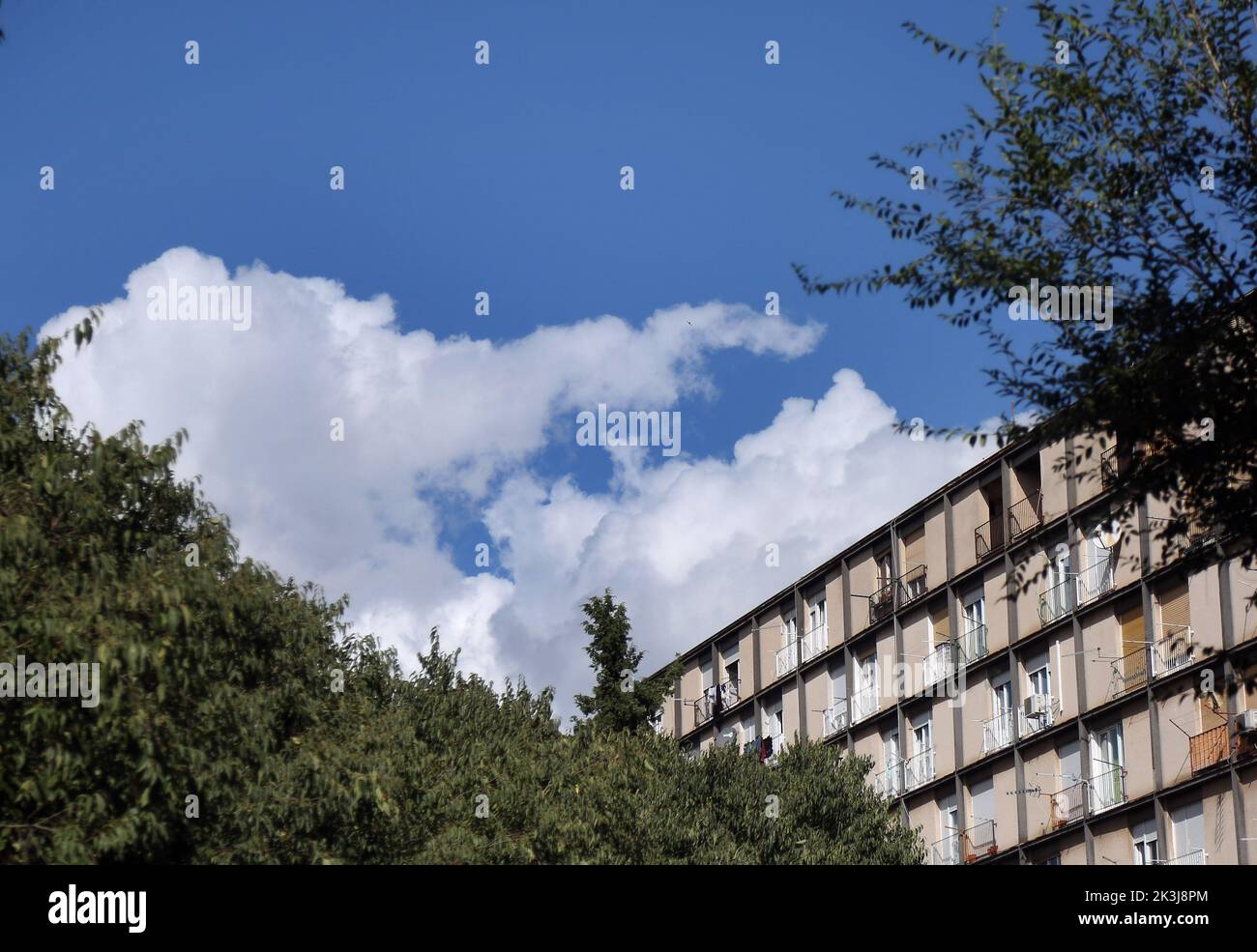 Heavy clouds hovered over Sibenik, Croatia on September 27, 2022. Photo: Dusko Jaramaz/PIXSELL ...