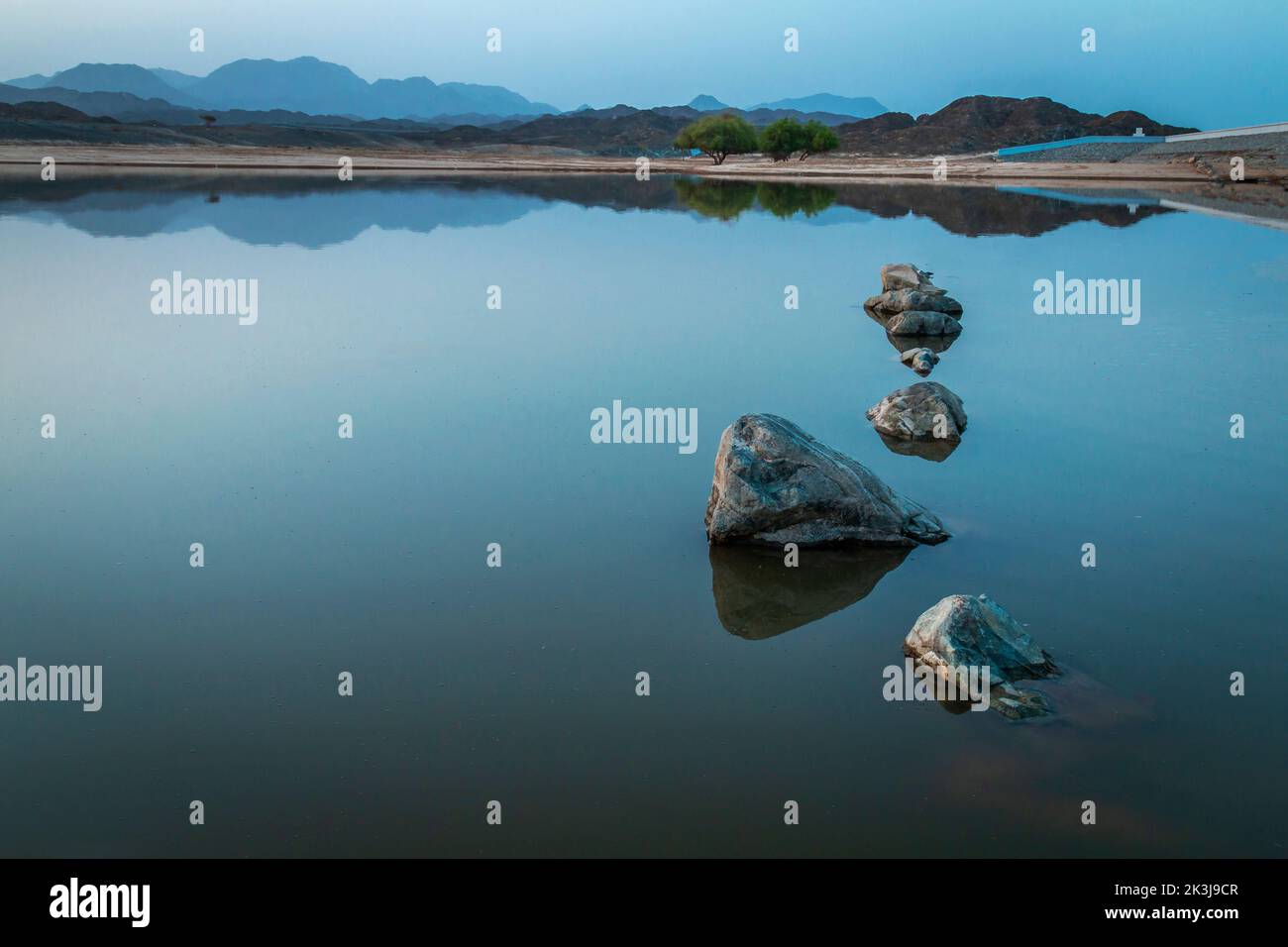 United Arab Emirates mountains view from Wadi Al Buraq Dam highest ...