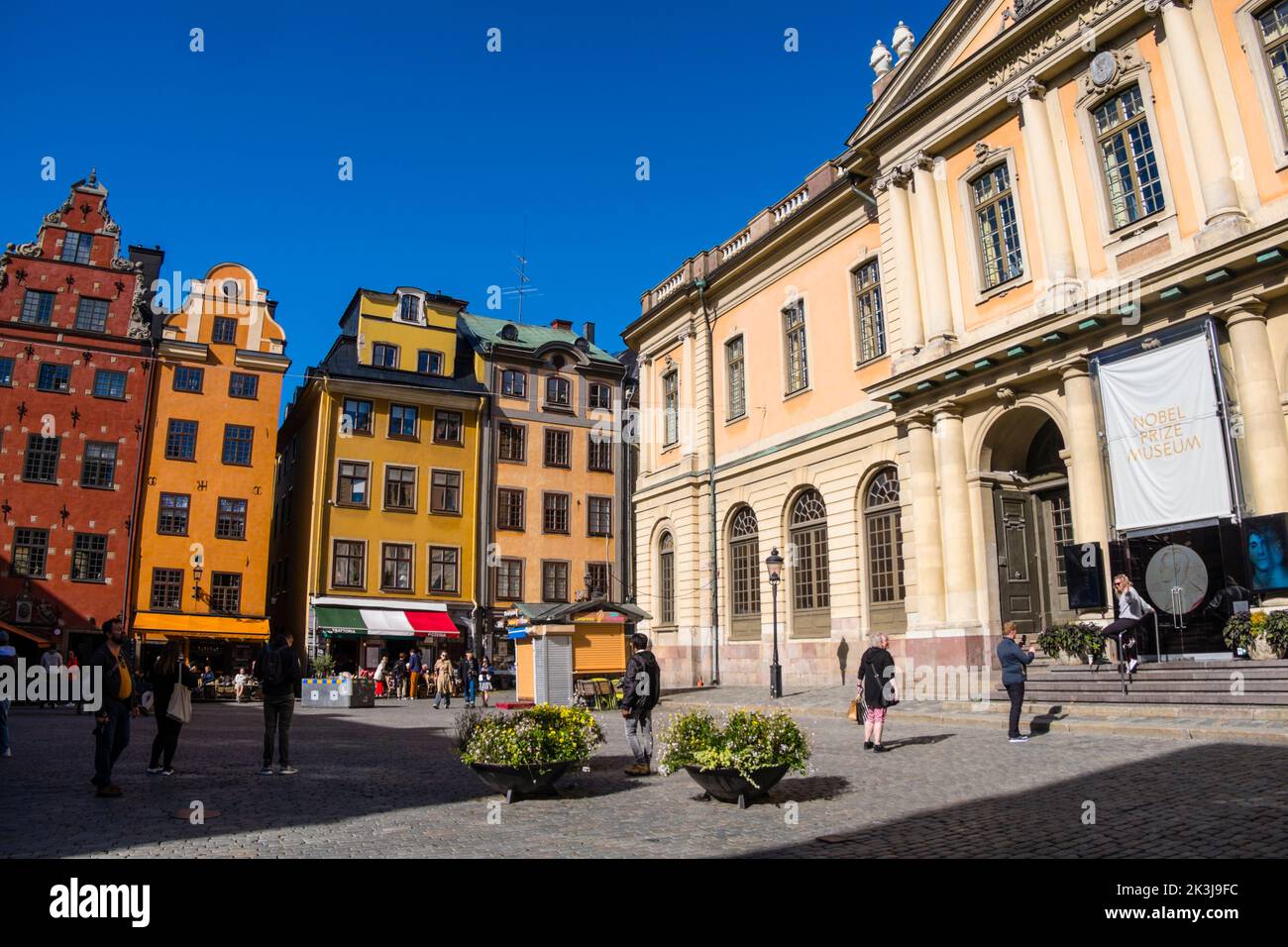 Stortorget, Gamla stan, Stockholm, Sweden Stock Photo - Alamy