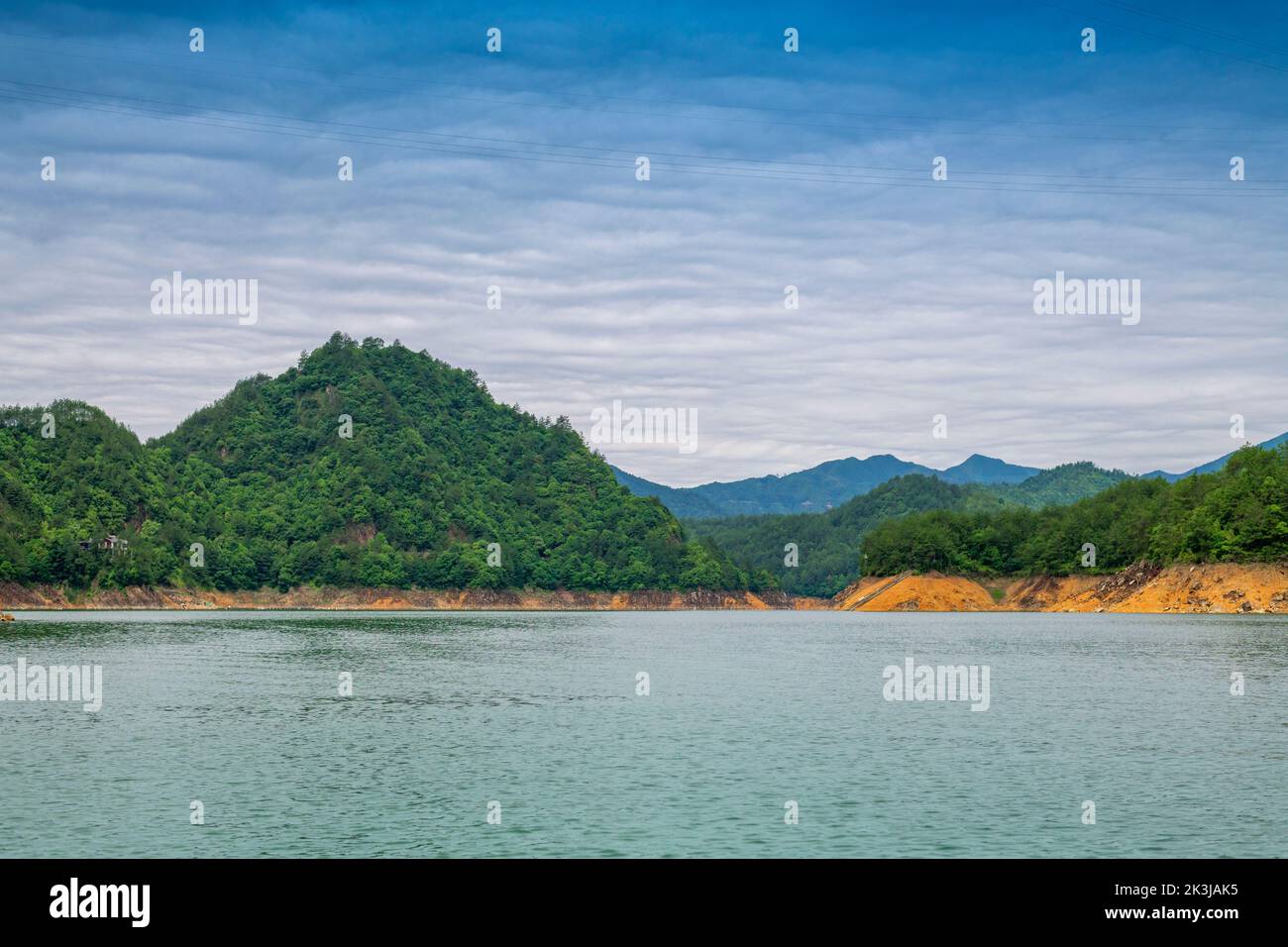 The Yunhe Huxiangong scenic spot in Lishui, Zhejiang Province, China ...