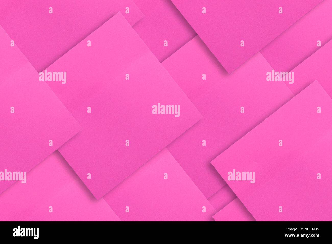 Abstract background superimposed pink paper sheets for notes Stock ...