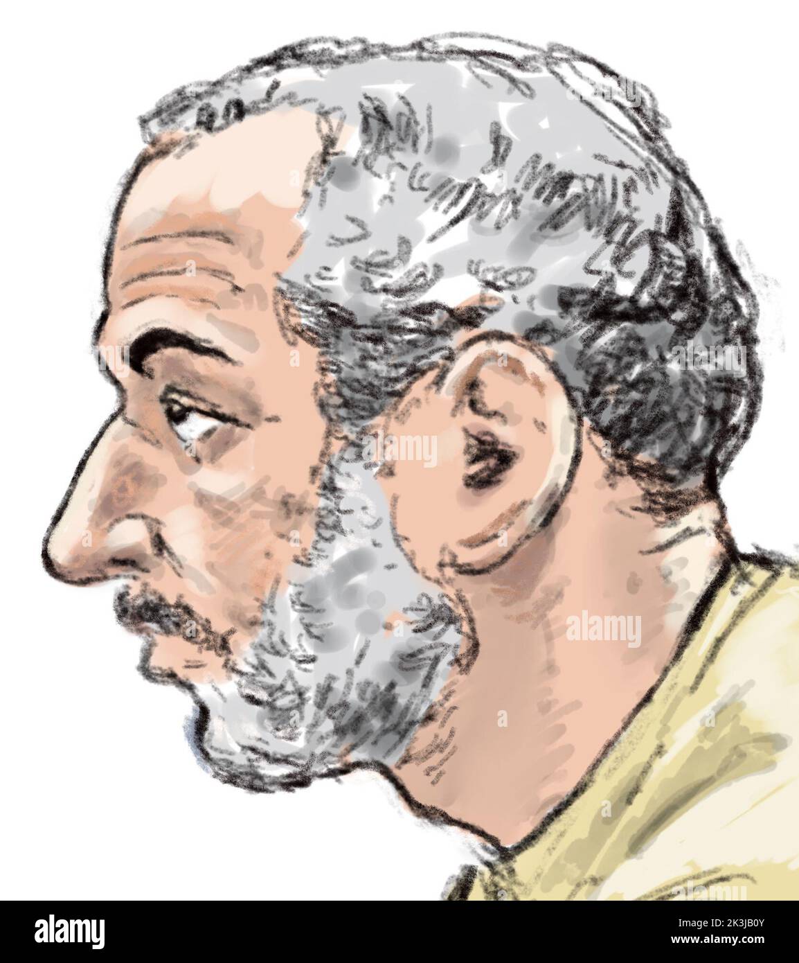 Ridouan court drawing hi-res stock photography and images - Alamy