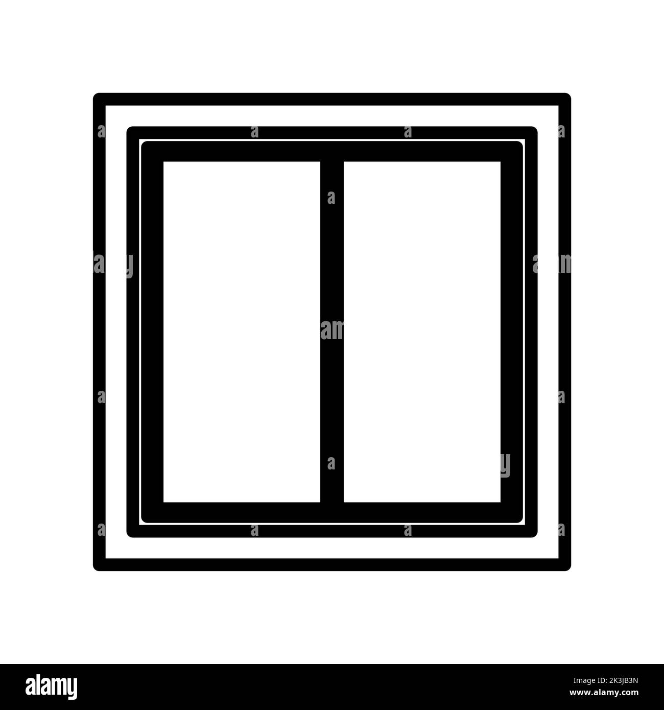 Icon light switch line icon on white background. Vector line ...