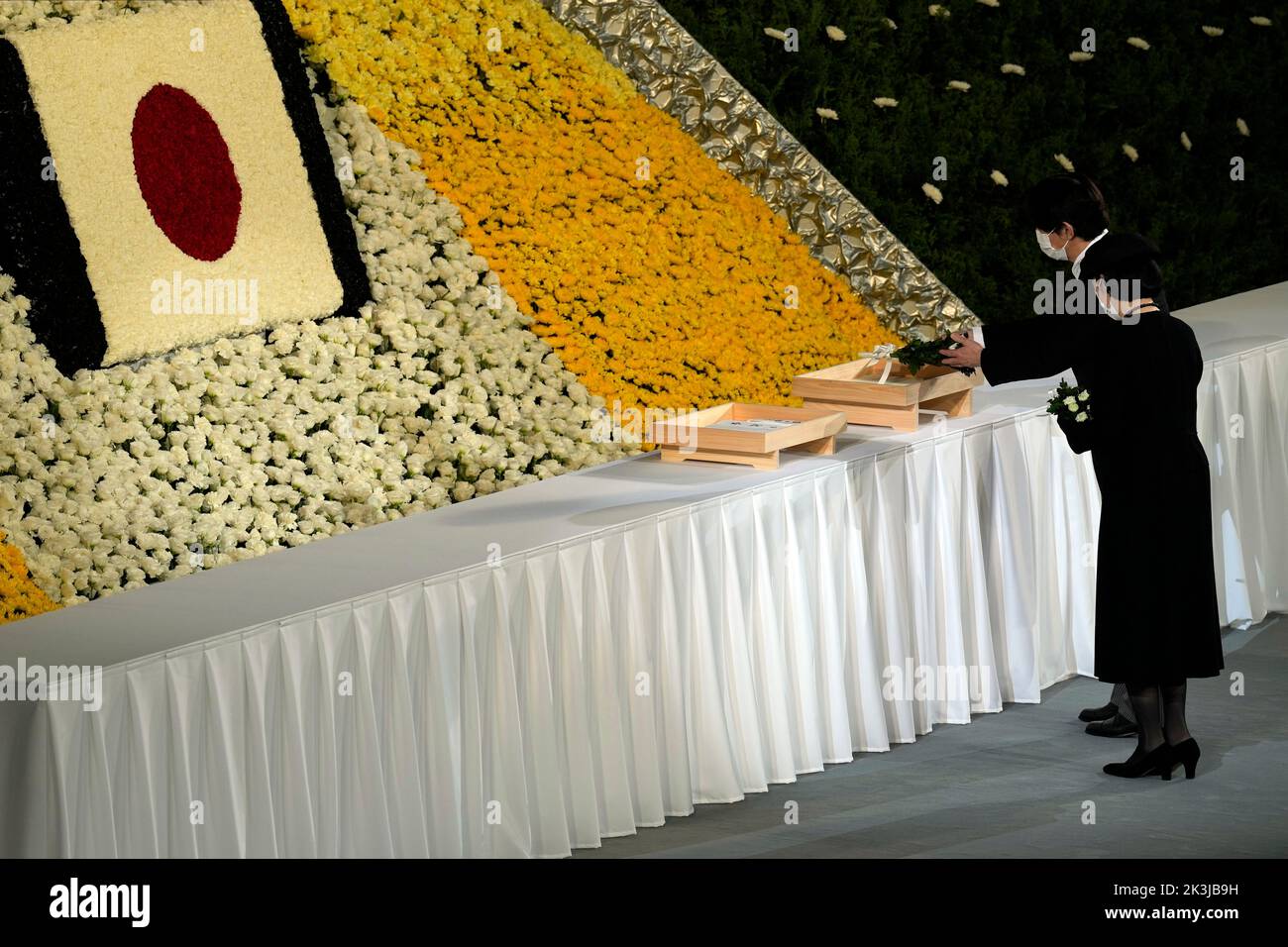 Tokyo, Japan. 27th Sep, 2022. Japan's Crown Prince Akishino and Crown ...