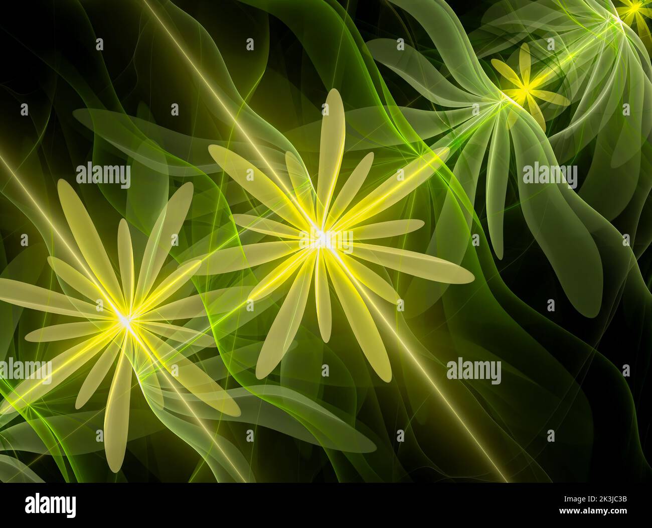 Fractal flower. Fractal image as bacground with flower. Creative ...