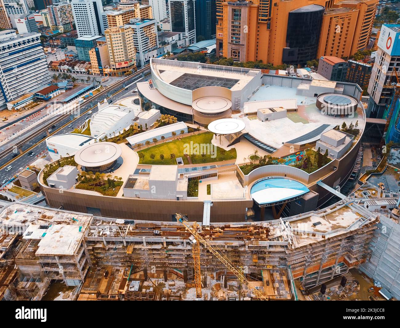 Aerial view of Pudu and Jalan Hang Tuah area Stock Photo - Alamy