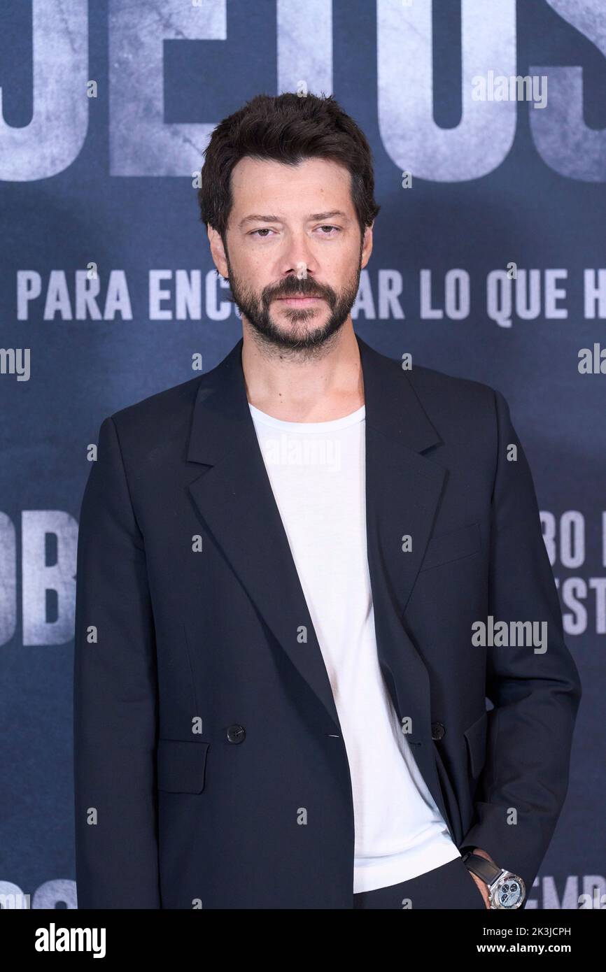 September 27, 2022, Madrid, Madrid, Spain: Alvaro Morte attends ...