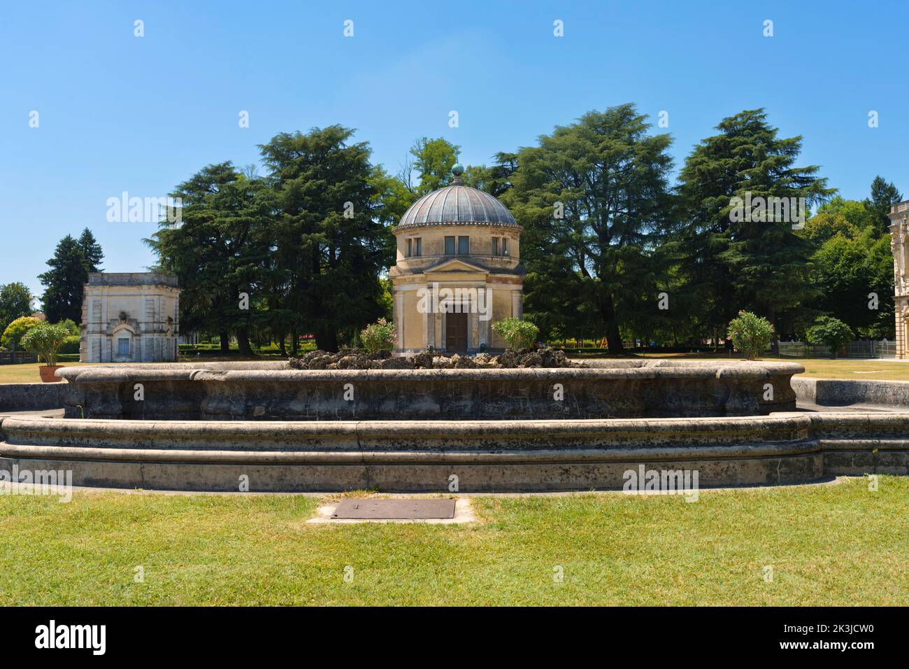 Exterior of the historic Villa Contarini at Piazzola sul Brenta, Padua ...