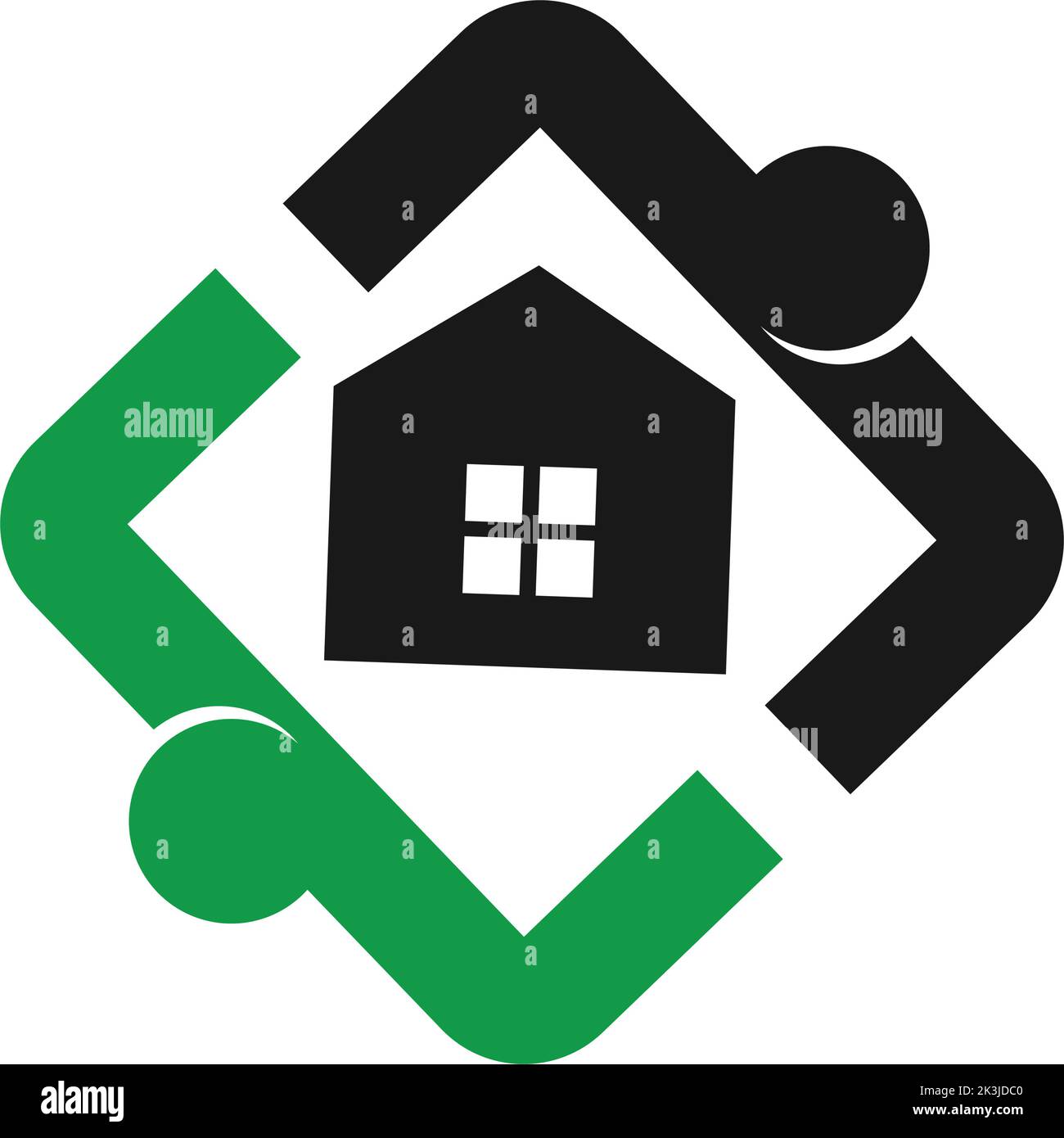 team real estate logo template Isolated Stock Vector Image & Art - Alamy