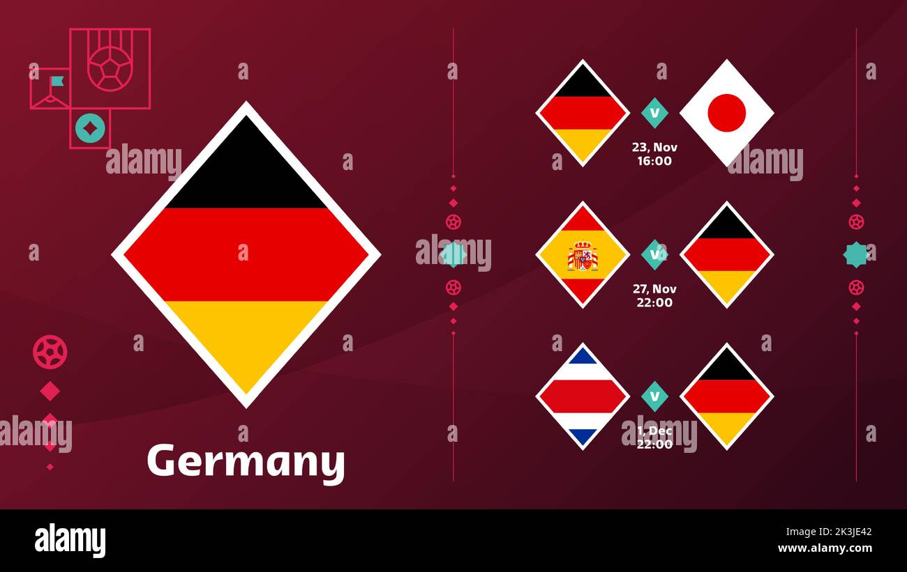 germany national team Schedule matches in the final stage at the 2022 ...