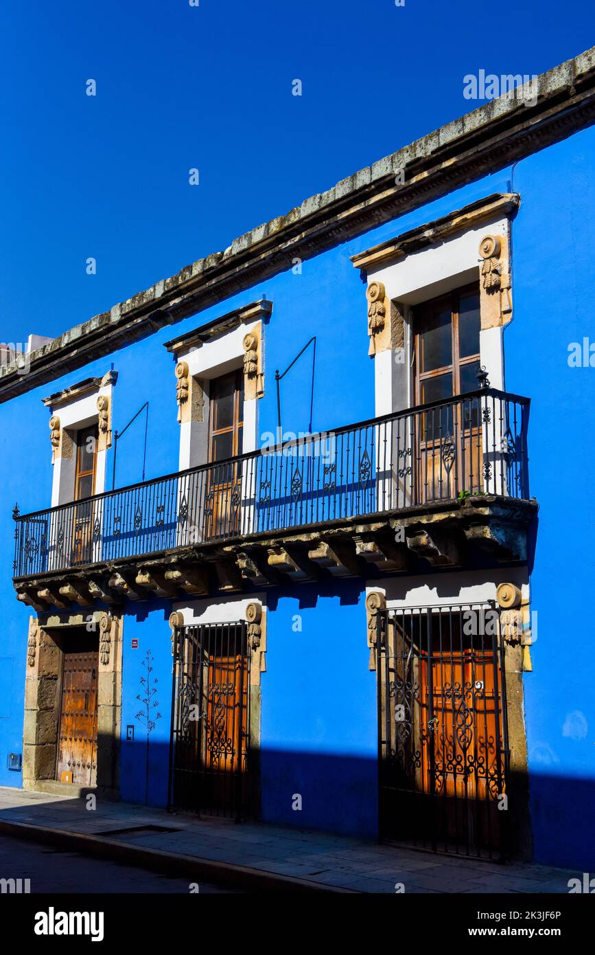 The colonial architecture in the historical center of the city of ...