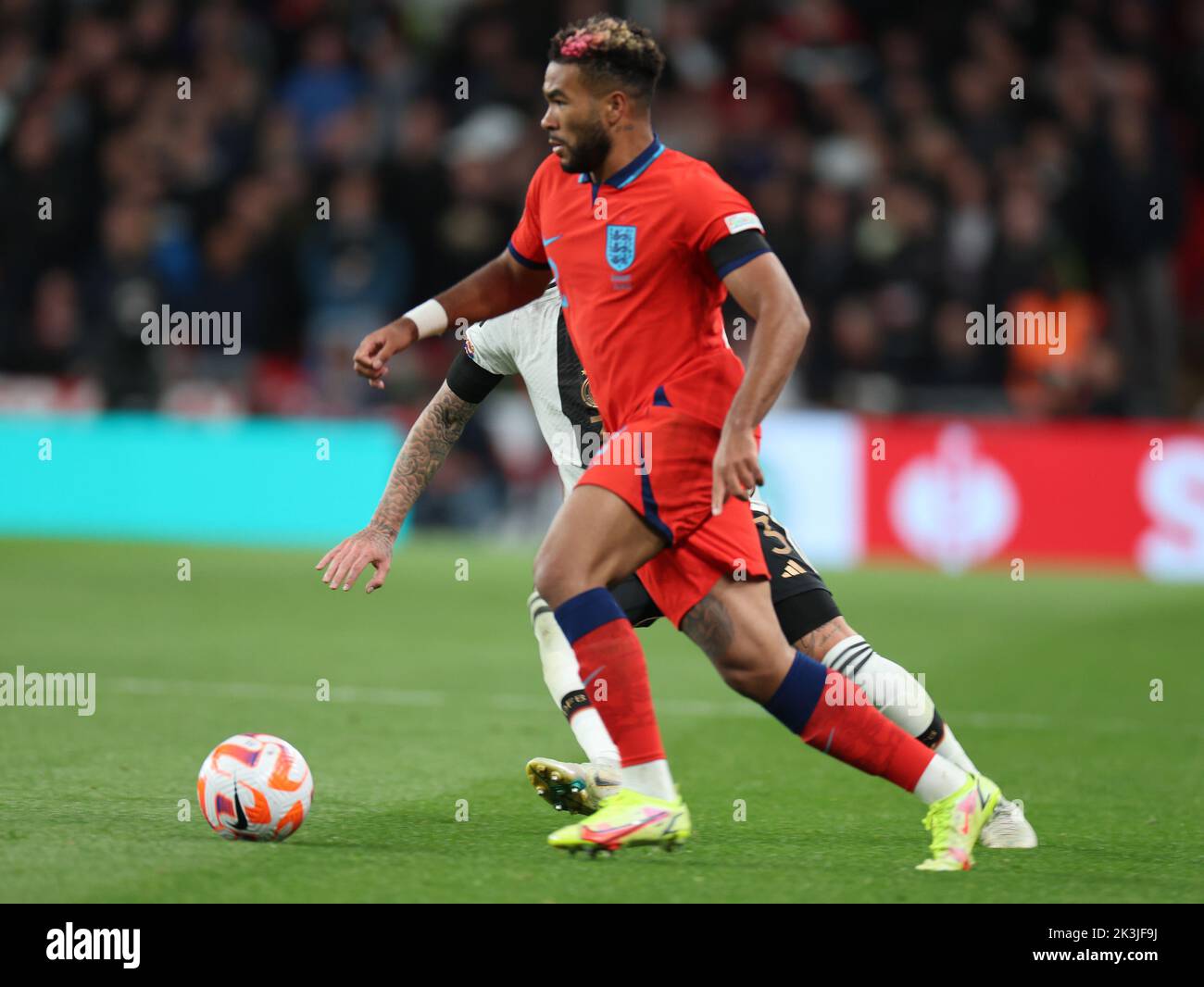 LONDON ENGLAND - SEPTEMBER 26 : Reece James (Chelsea)of England during ...
