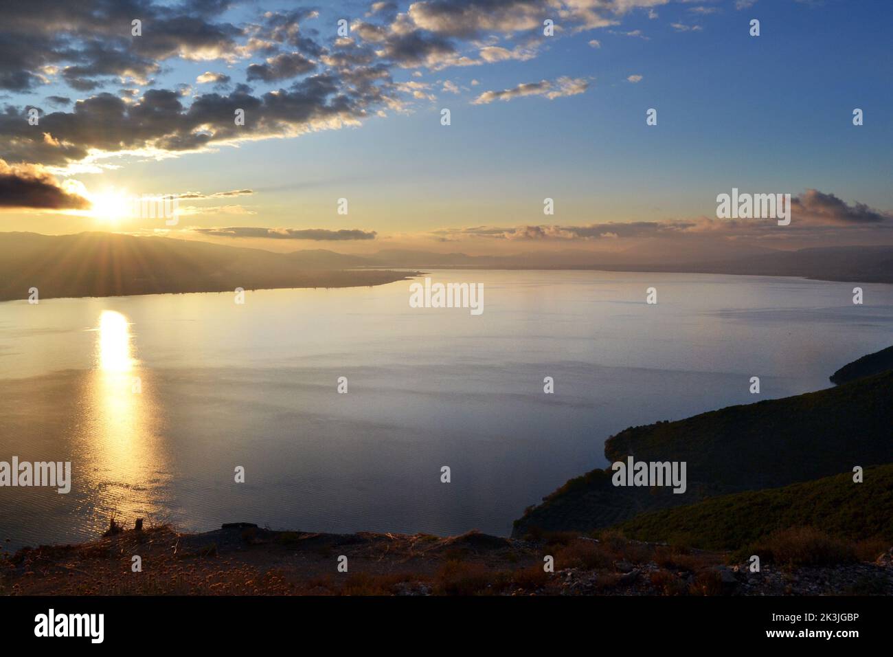 Lake trichonida hi-res stock photography and images - Alamy